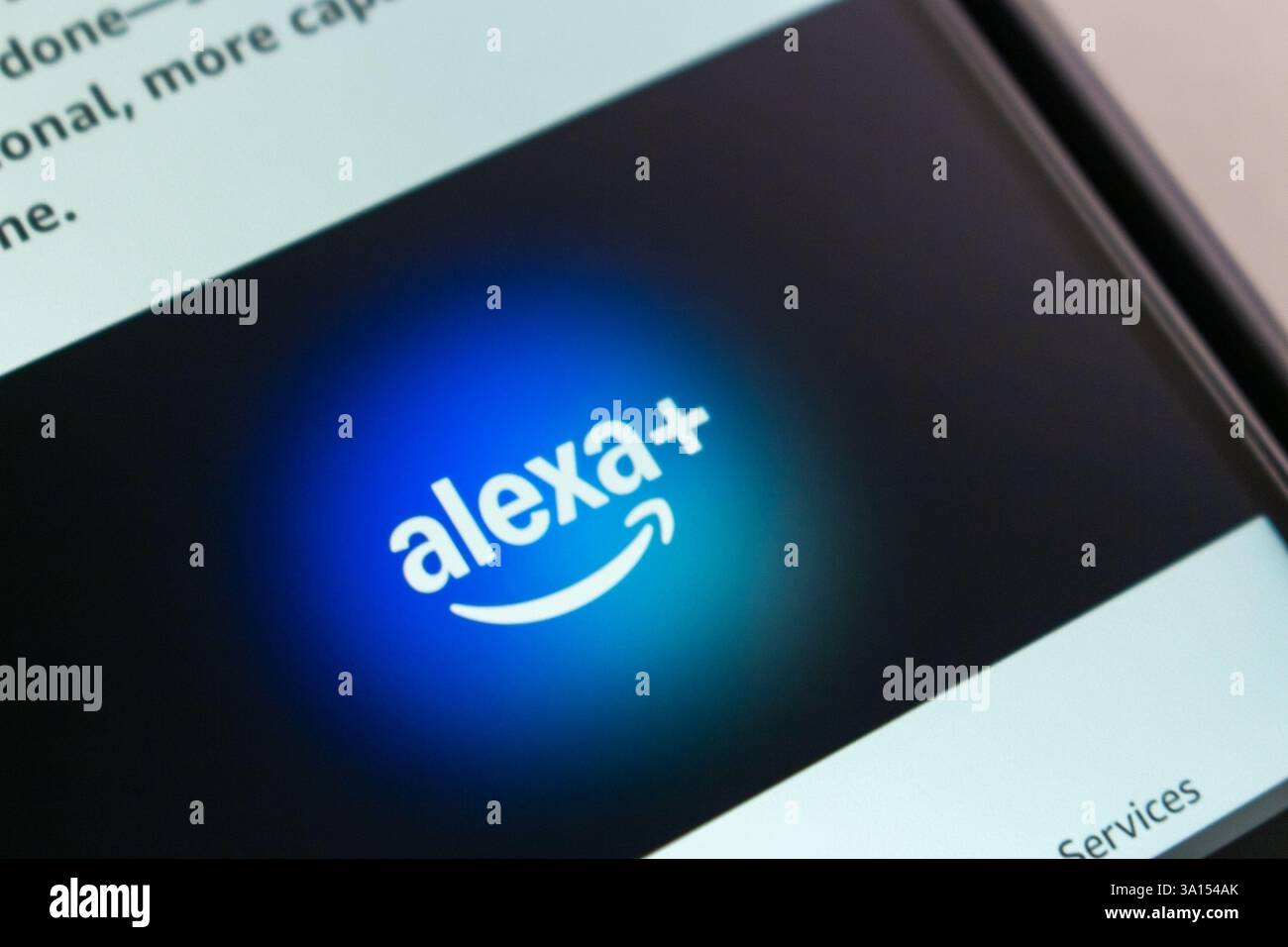 Alexa+ logo from the Amazon website. Alexa Plus is Amazon's next-generation AI-powered voice ...