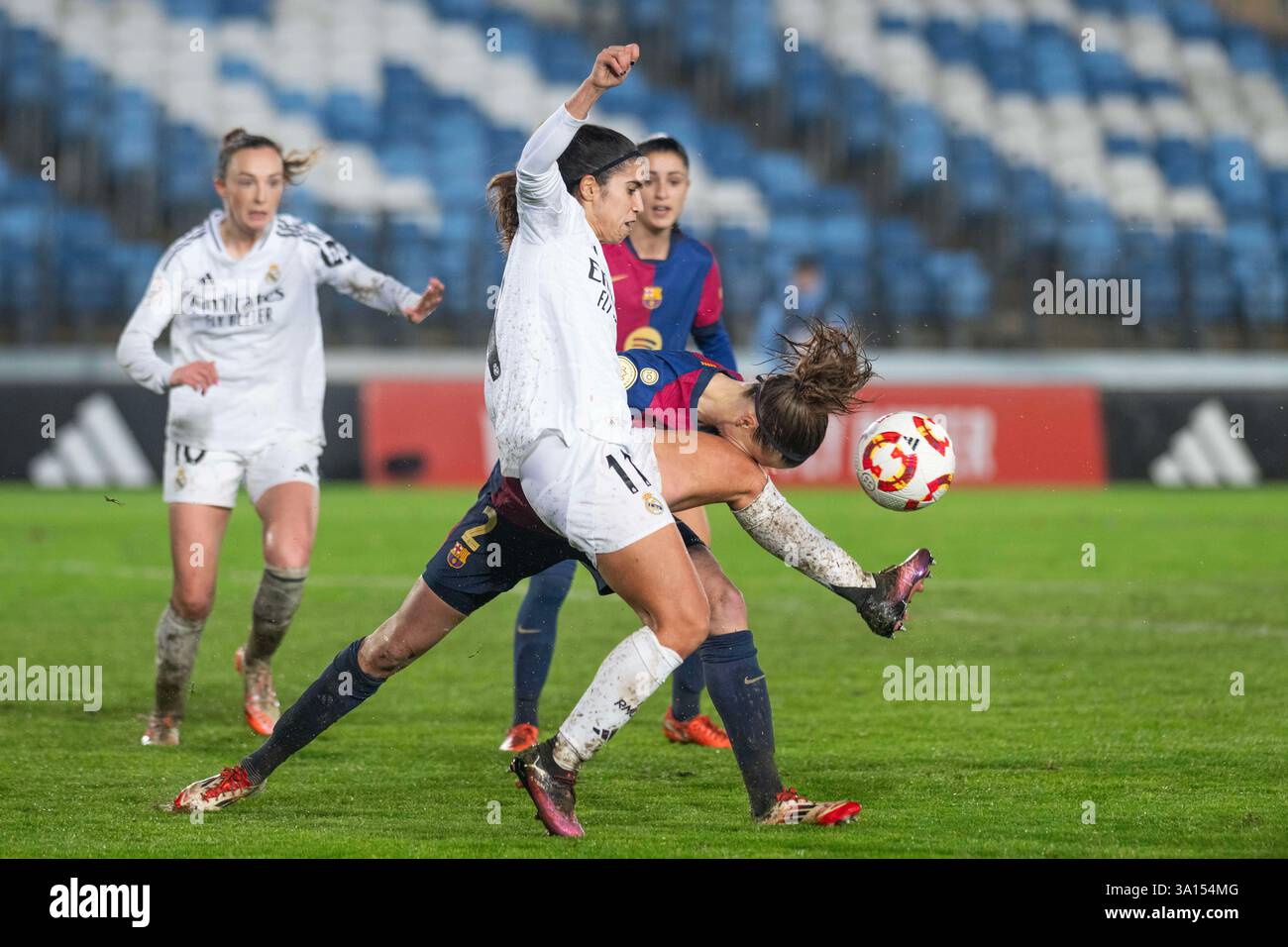 Valdebebas, Madrid, Spain. 6th Mar, 2025. 11 ALBA REDONDO and 2 IRENE ...