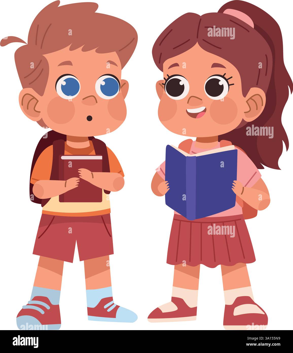 Boy talking class Stock Vector Images - Alamy