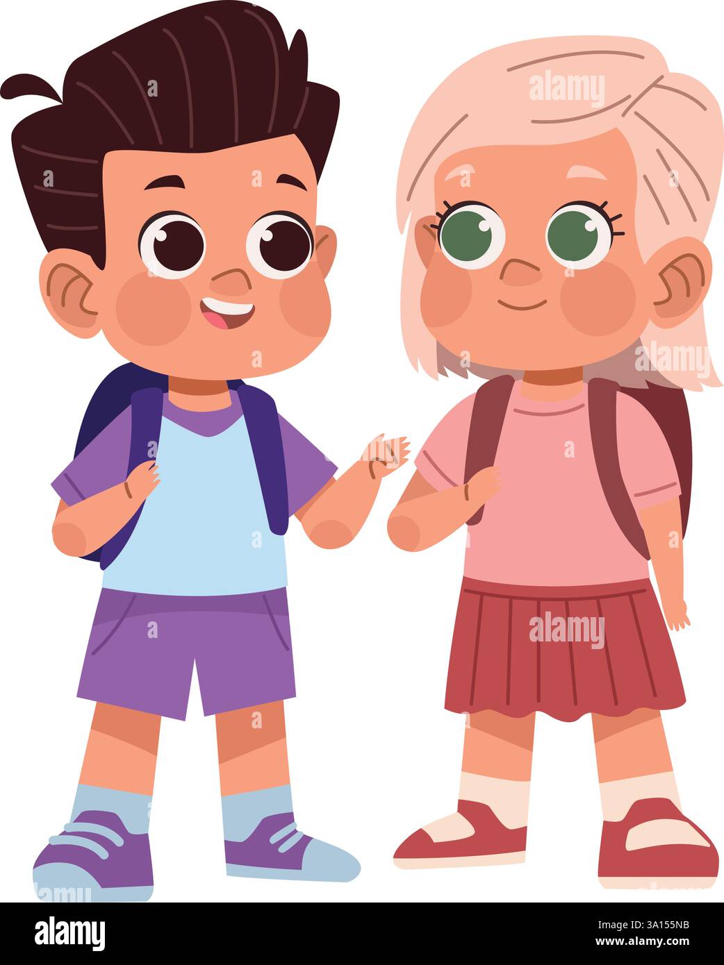 Classmates talking Stock Vector Images - Alamy