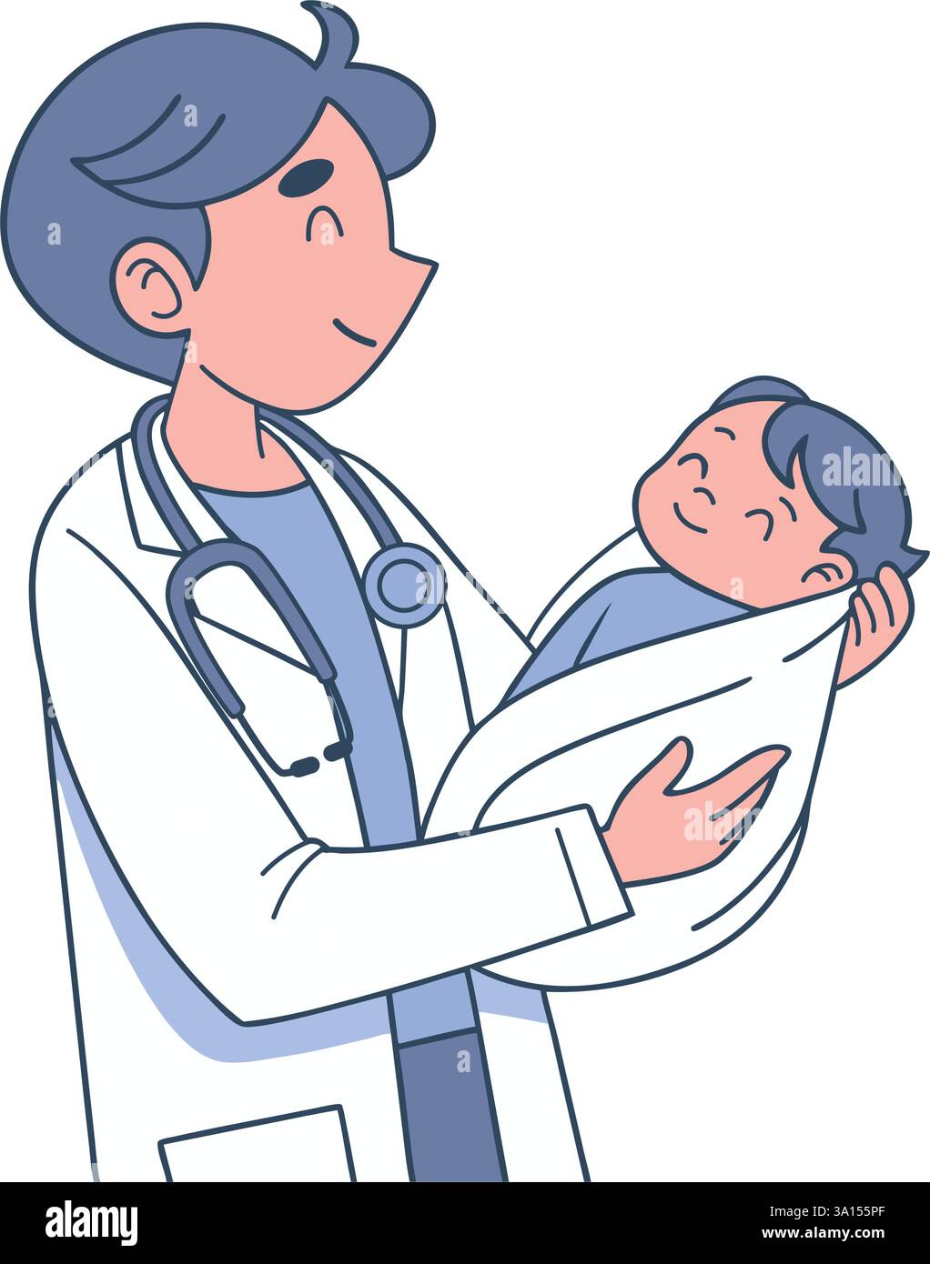 Infant patient Cut Out Stock Images & Pictures - Alamy