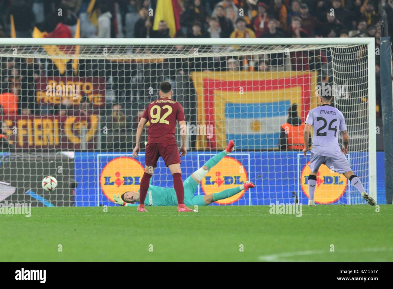 Stadio Olimpico, Rome, Italy. 6th Mar, 2025. UEFA Europa League Last 16 ...