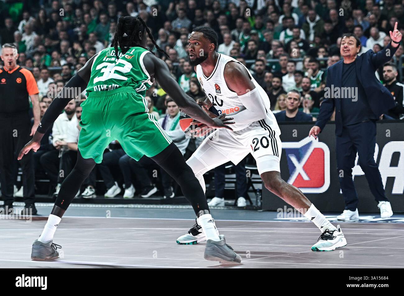 Athens, Athens, Greece. 6th Mar, 2025. 20 BRUNO FERNANDO of Real Madrid ...