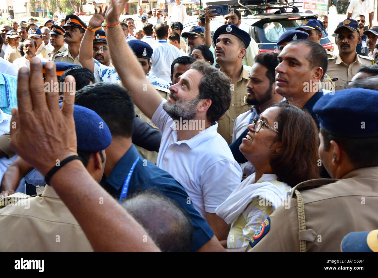MUMBAI, INDIA - MARCH 6: Congress leader Rahul Gandhi arrives at ...