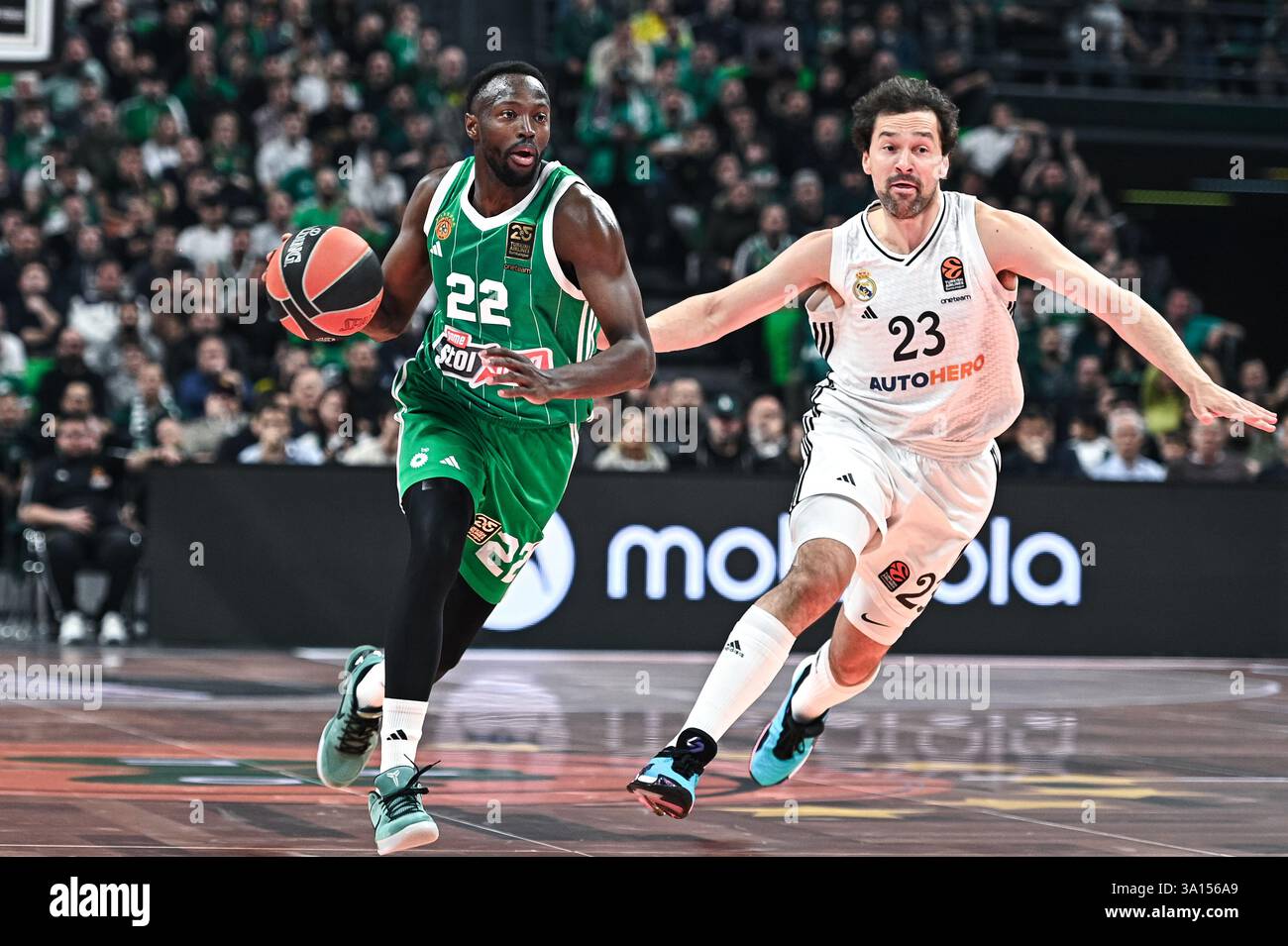 March 6, 2025, Athens, Athens, Greece: 22 JERIAN GRANT of Panathinaikos ...
