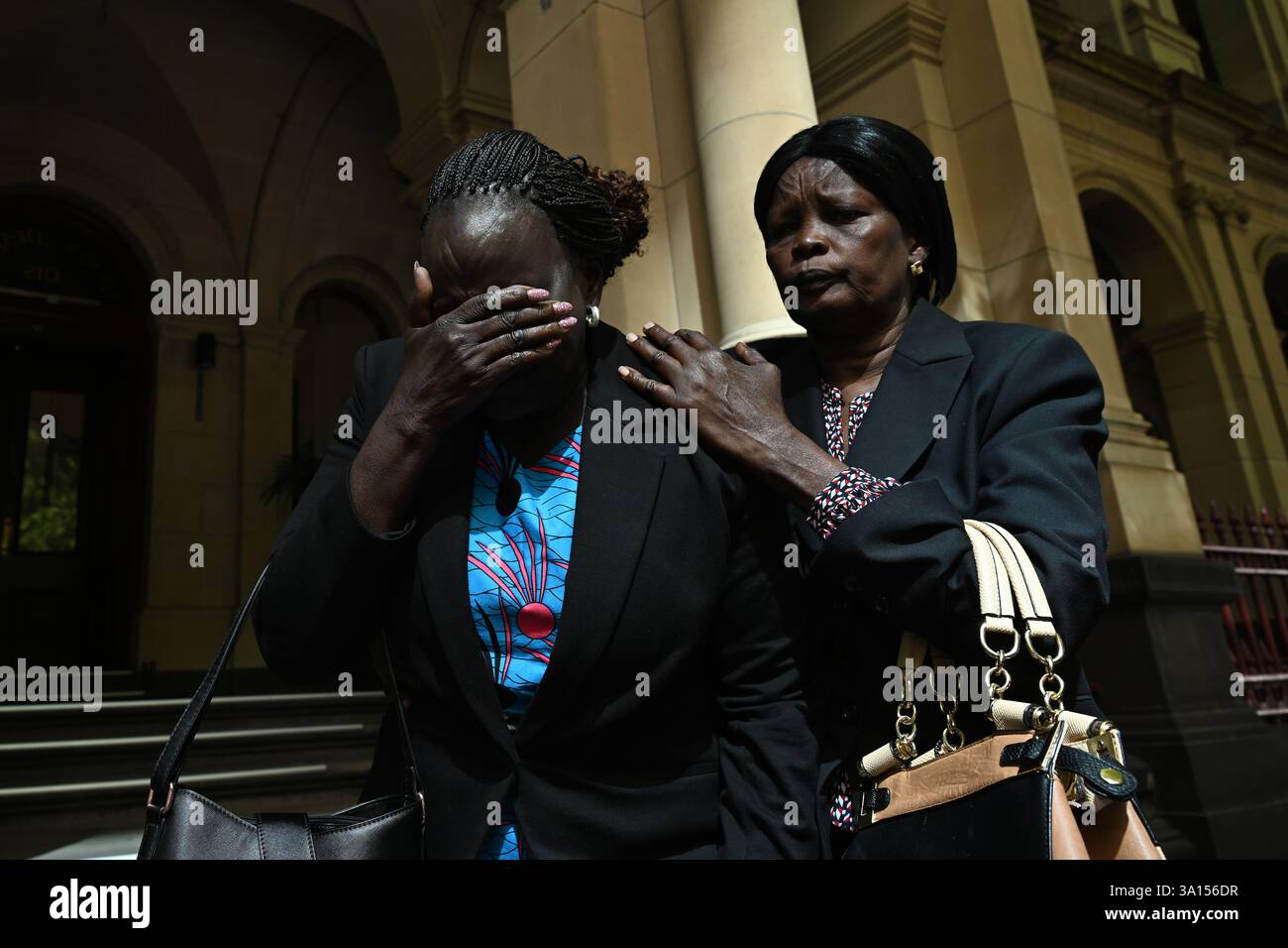 Melbourne, Australia. 07th Mar, 2025. Mother of victim Alier Riak ...