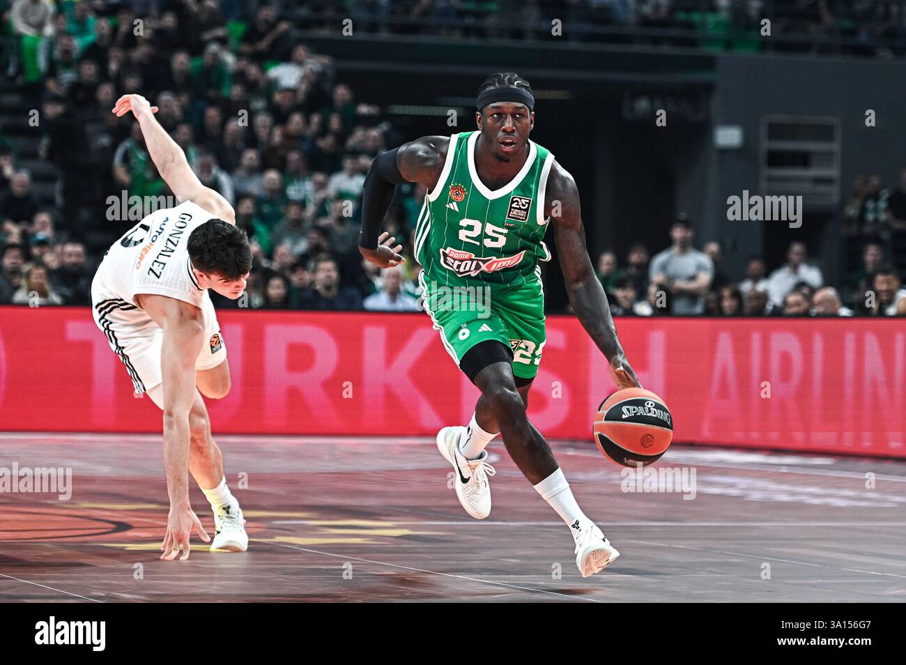 Athens, Greece. 06th Mar, 2025. 25 Kendrick Nunn of Panathinaikos AKTOR ...