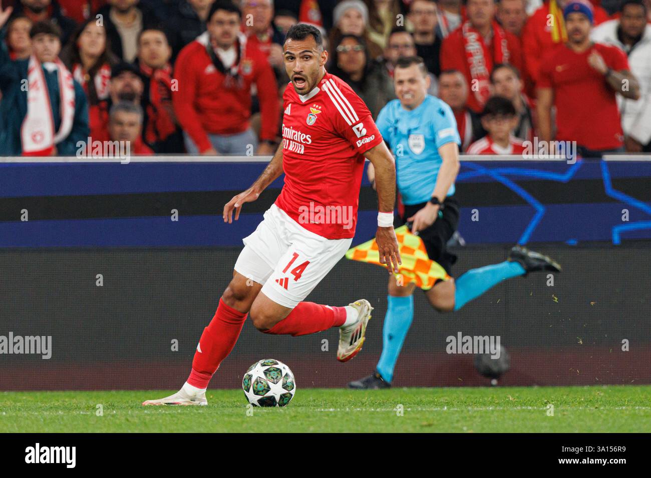 Vangelis Pavlidis seen during UEFA Champions League Round of 16 game ...