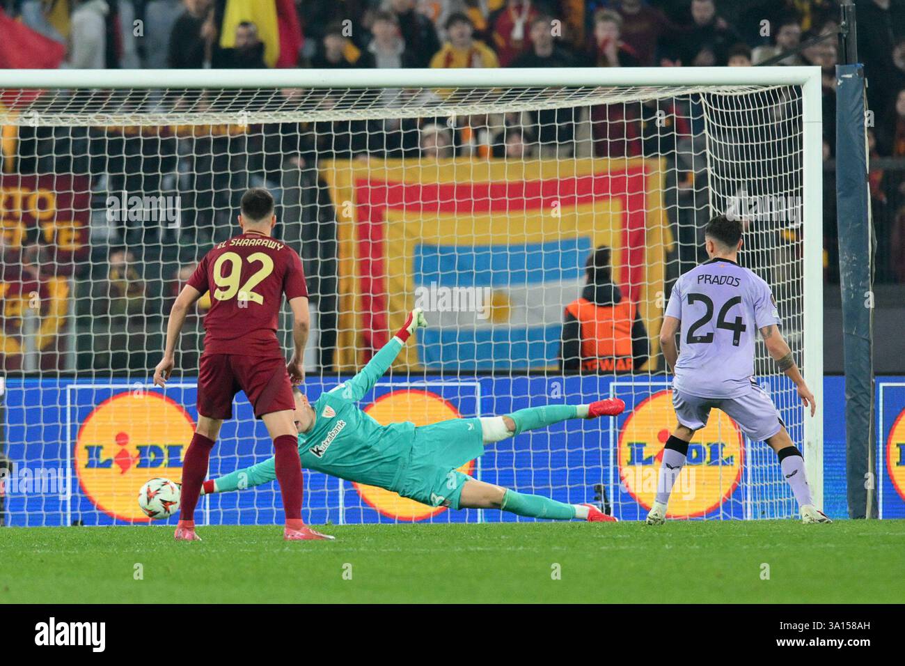 6th Mar 2025, Olimpico Stadium, Rome, Italy; Uefa Europa League Last 16 ...
