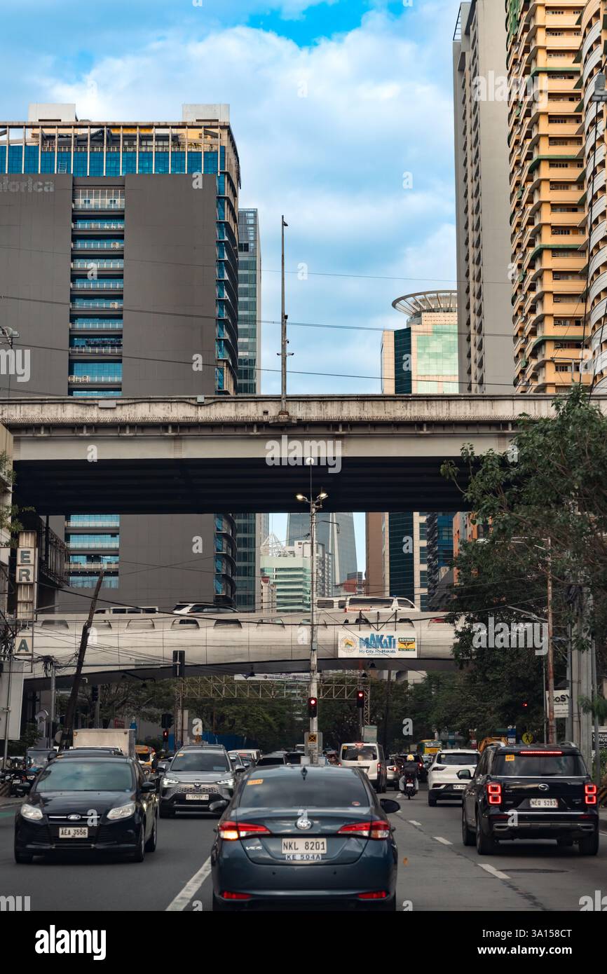 Golden hour in the City (Makati, Philippines Stock Photo - Alamy