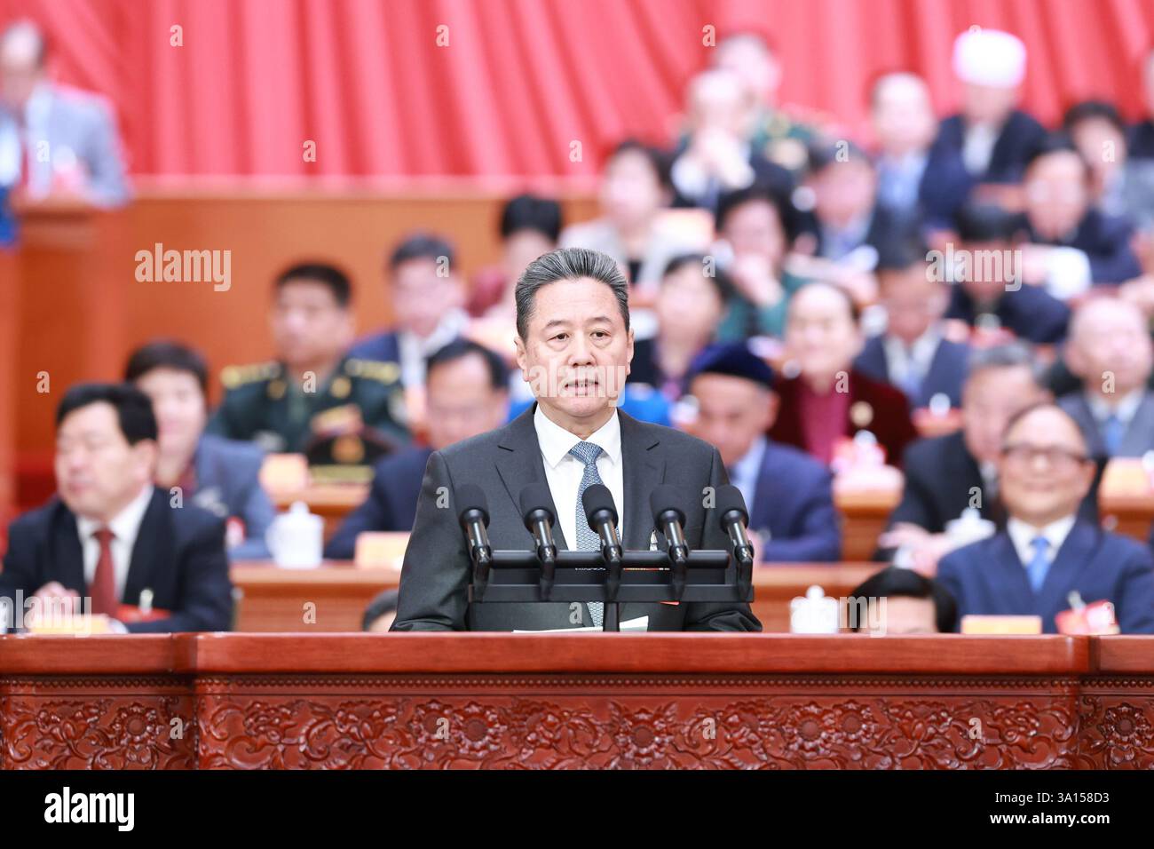 Beijing, China. 7th Mar, 2025. Li Xiaopeng, a member of the 14th ...