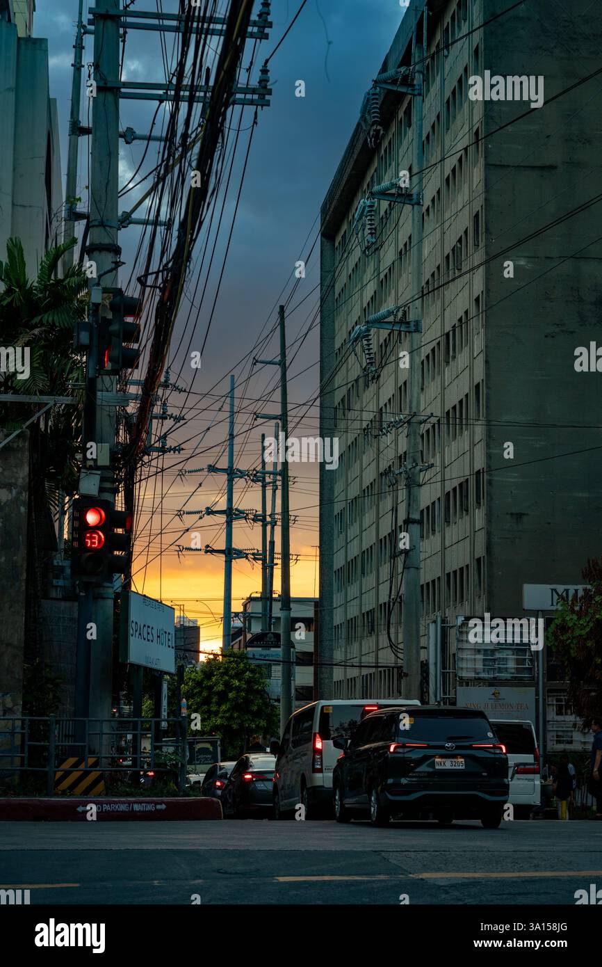Golden hour in the City (Makati, Philippines Stock Photo - Alamy