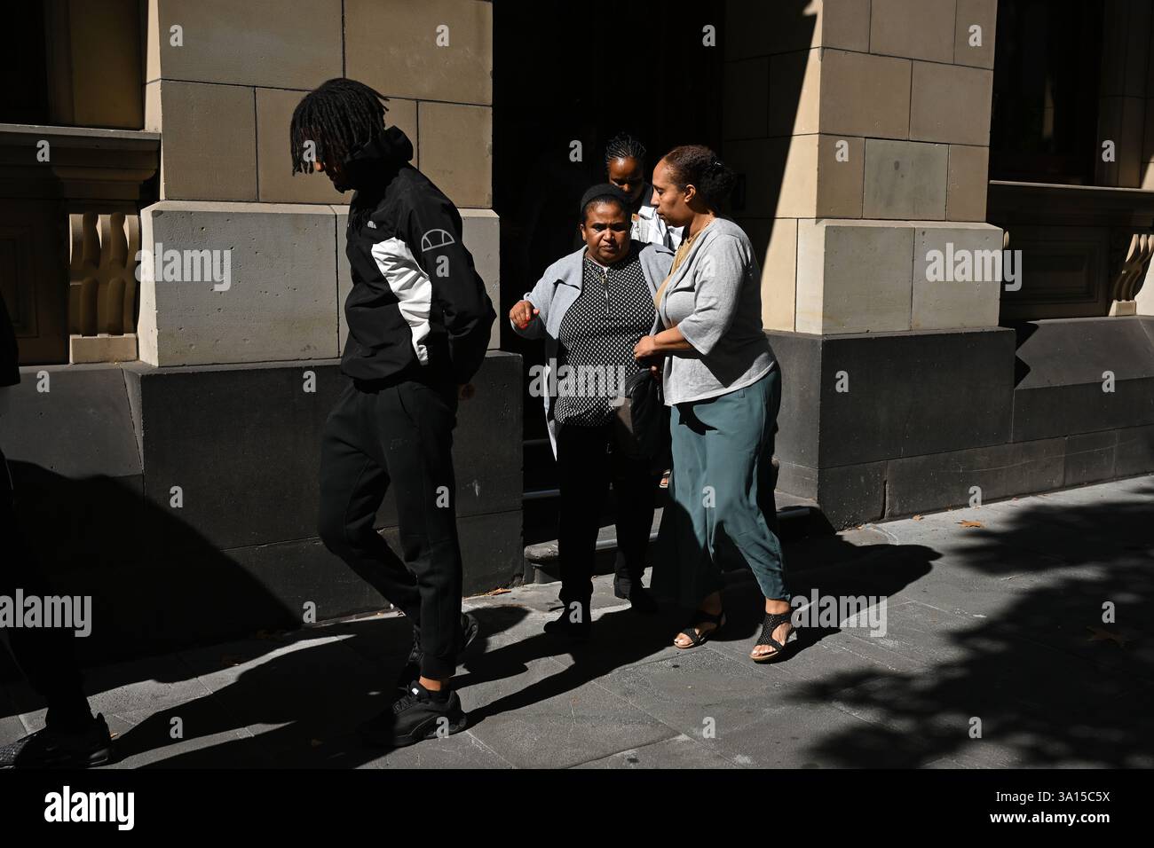 Melbourne, Australia. 07th Mar, 2025. Supporters of Teamrat Kassa and ...