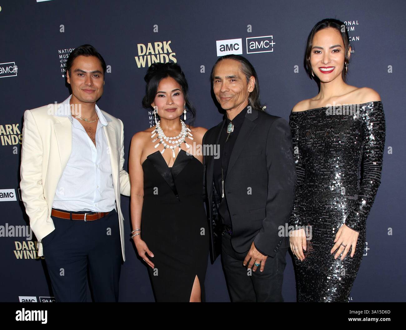 New York City, USA. 06th Mar, 2025. Kiowa Gordon, Deanna Allison, Zahn ...