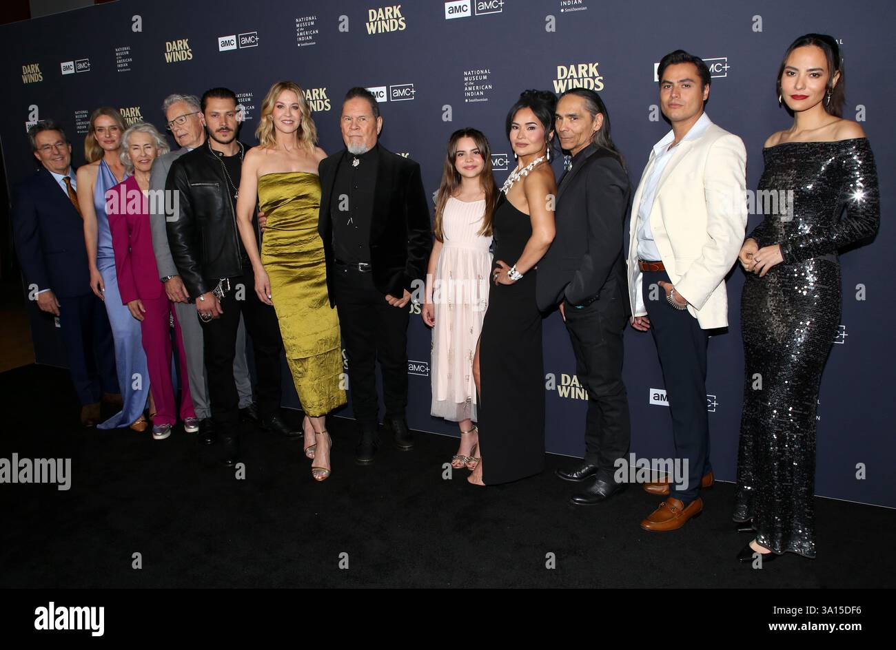 New York City, USA. 06th Mar, 2025. Dark Winds cast attending AMC's ...