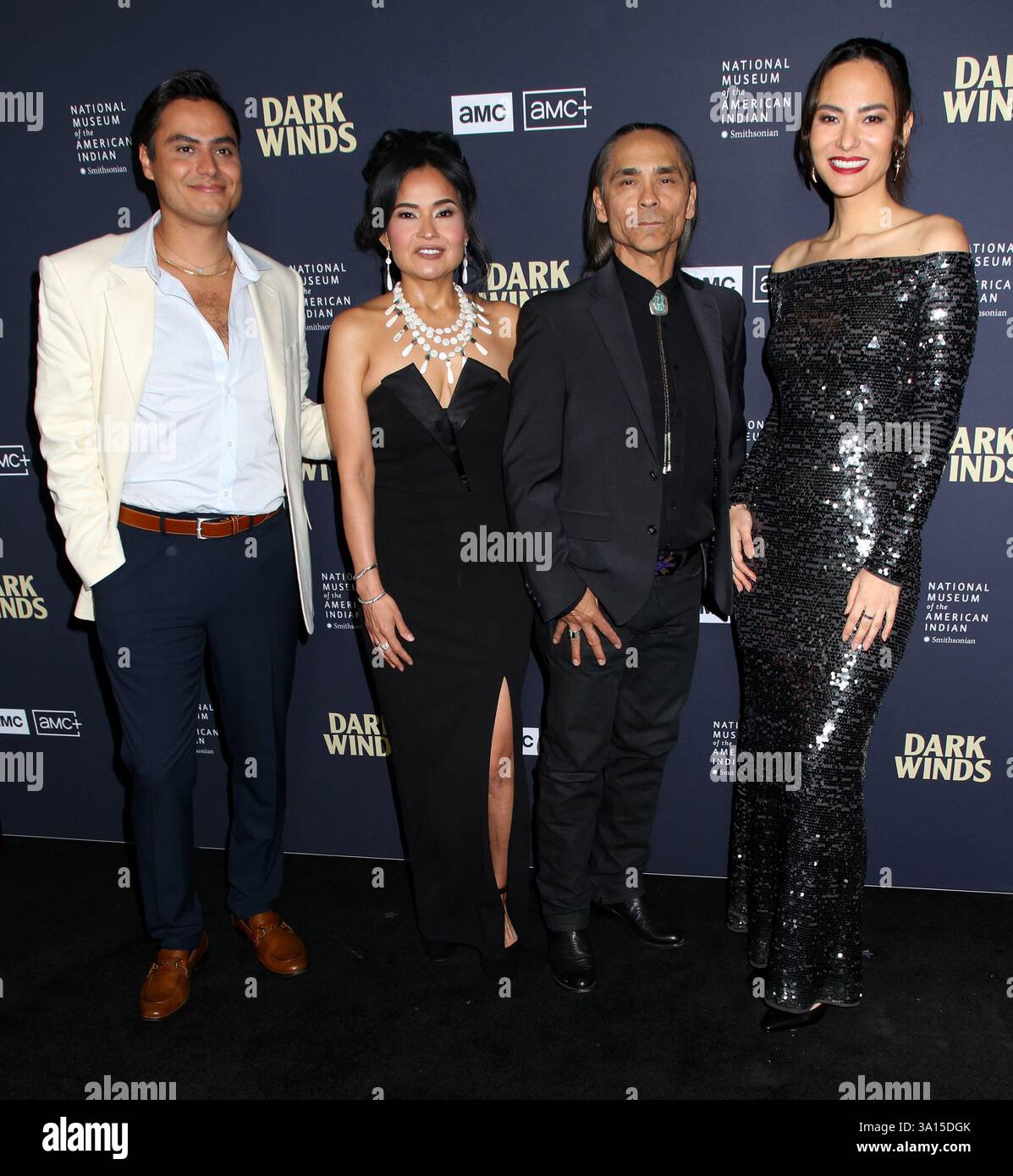 New York City, USA. 06th Mar, 2025. Kiowa Gordon, Deanna Allison, Zahn ...