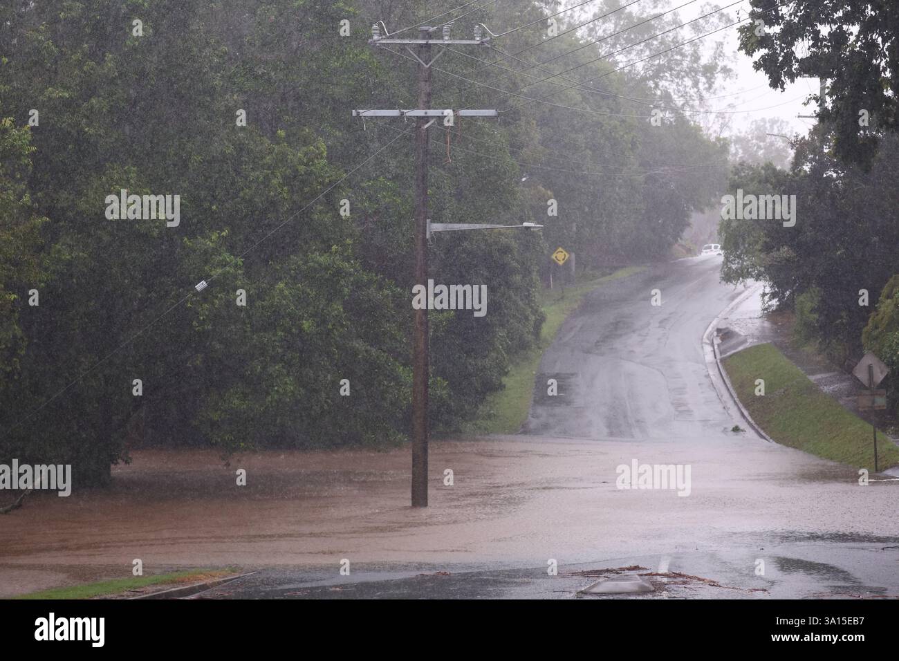 Byron Bay Lismore, Australia. 06th Mar, 2025. Flooded Scenes in Lismore ...