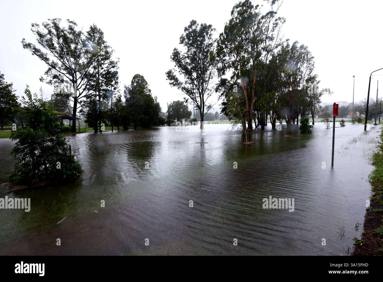 Byron Bay Lismore, Australia. 06th Mar, 2025. Flooded Scenes in Lismore ...