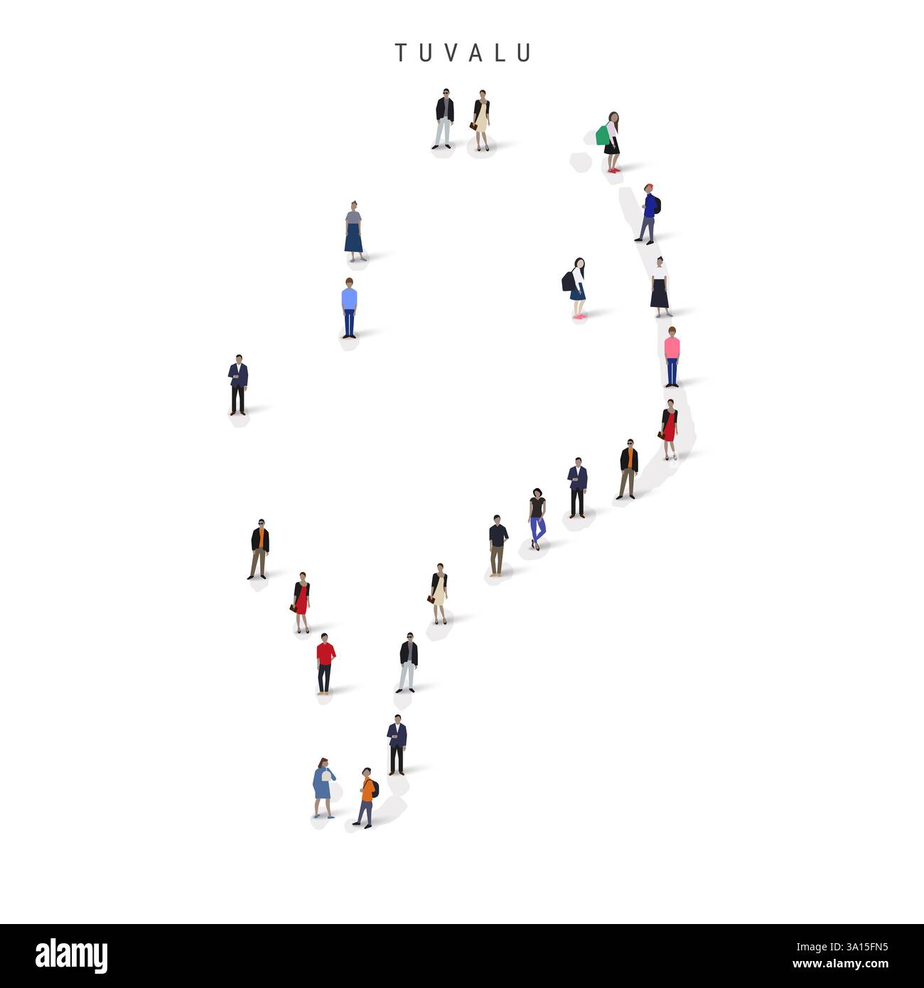 Tuvalu islands aerial hi-res stock photography and images - Alamy