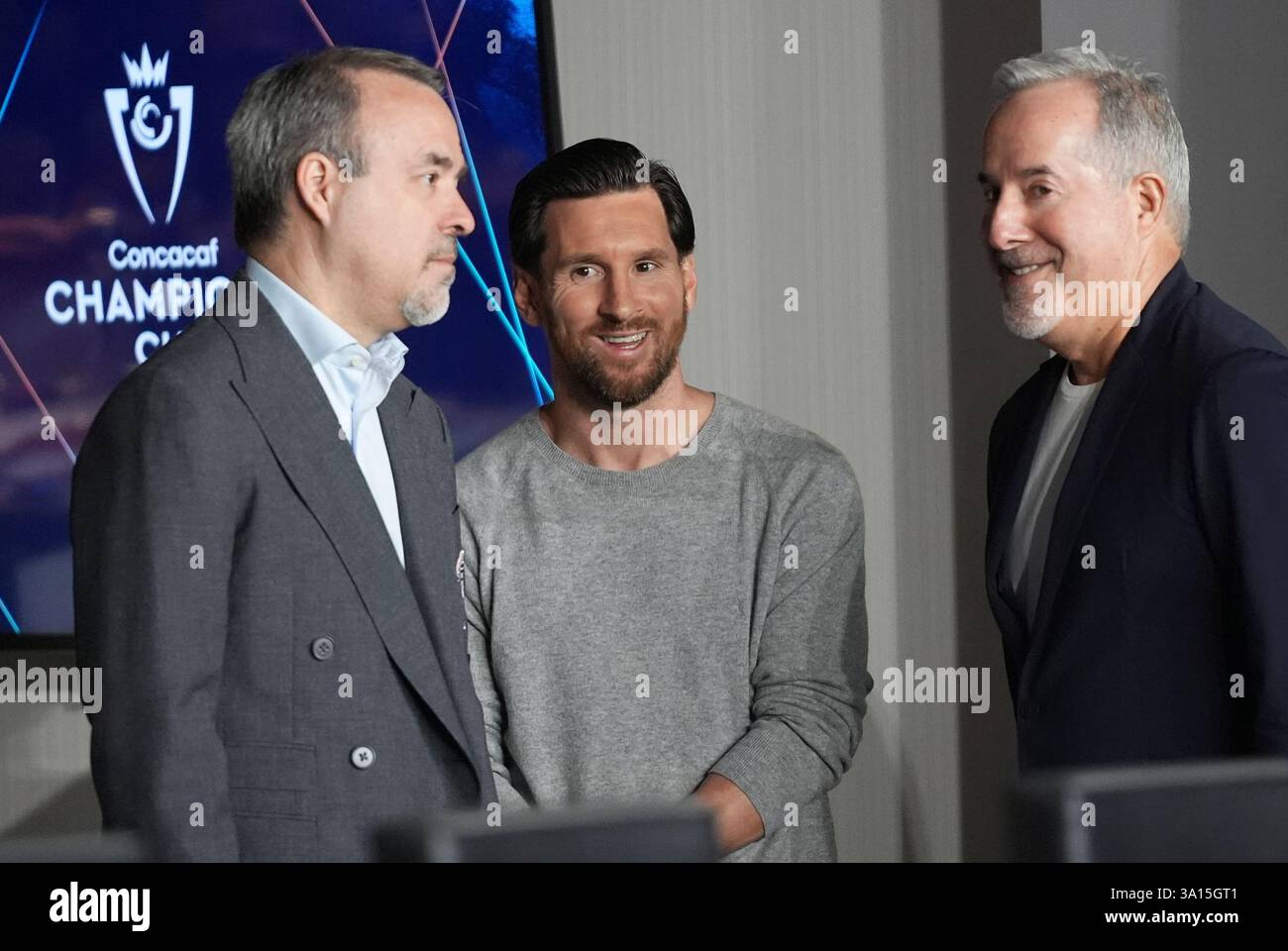 Inter Miami co-owner Jose Mas, left, and managing owner Jorge Mas ...