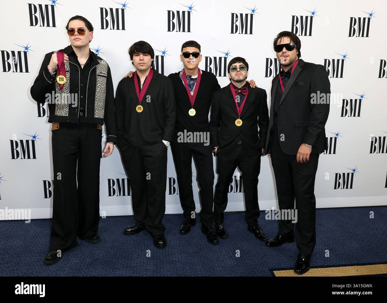 MIAMI BEACH, FLORIDA - MARCH 06: (L-R) Miguel Armenta "Armenta," Angel ...