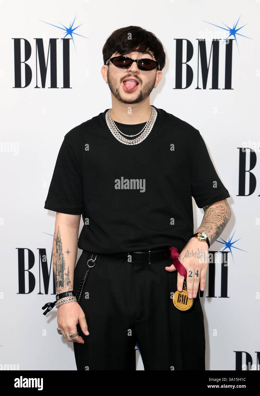 MIAMI BEACH, FLORIDA - MARCH 06: Diego Millan “Calle 24” attends the ...
