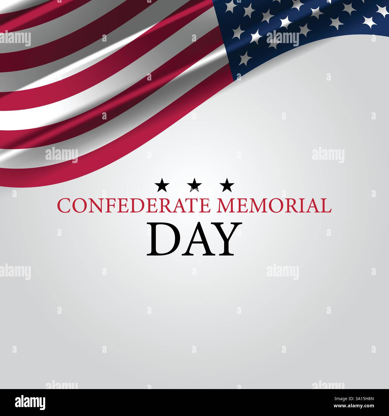 Commemorating Confederate Memorial Day A Time for Reflection Stock ...