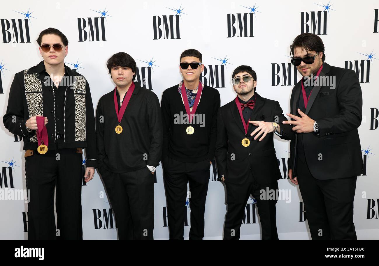 MIAMI BEACH, FLORIDA - MARCH 06: (L-R) Miguel Armenta "Armenta," Angel ...