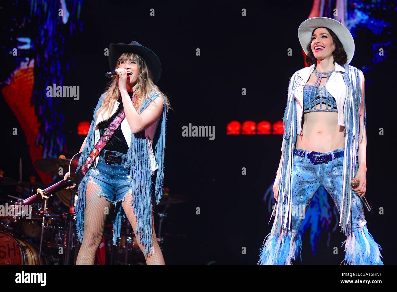 Buenos Aires (6th Mar 2025). Mexican-american duo Ha*Ash, performing ...