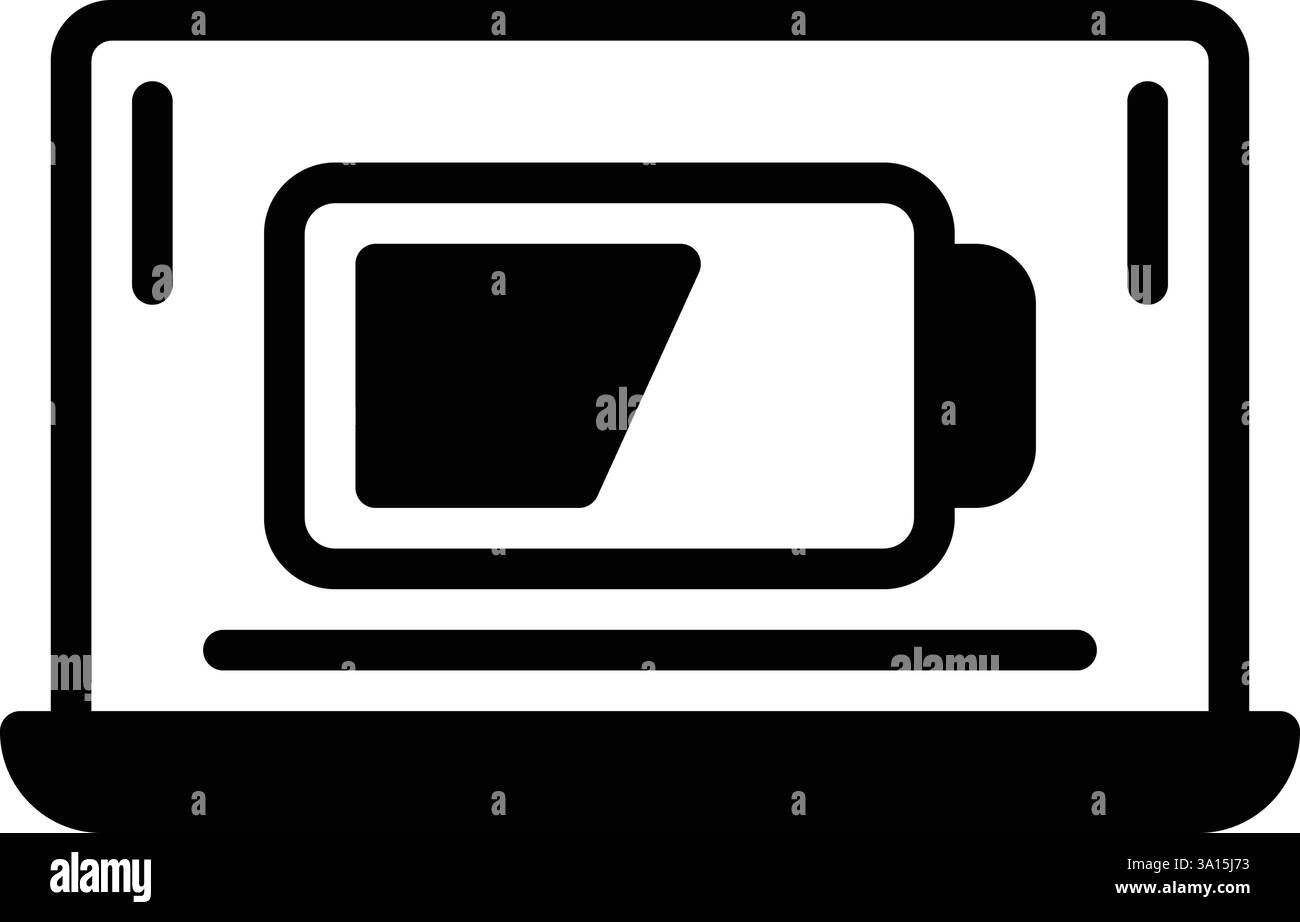 Lithium laptop battery Stock Vector Images - Alamy