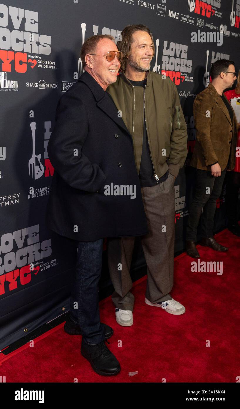 New York, United States. 06th Mar, 2025. Michael Kors and Lance LePere ...