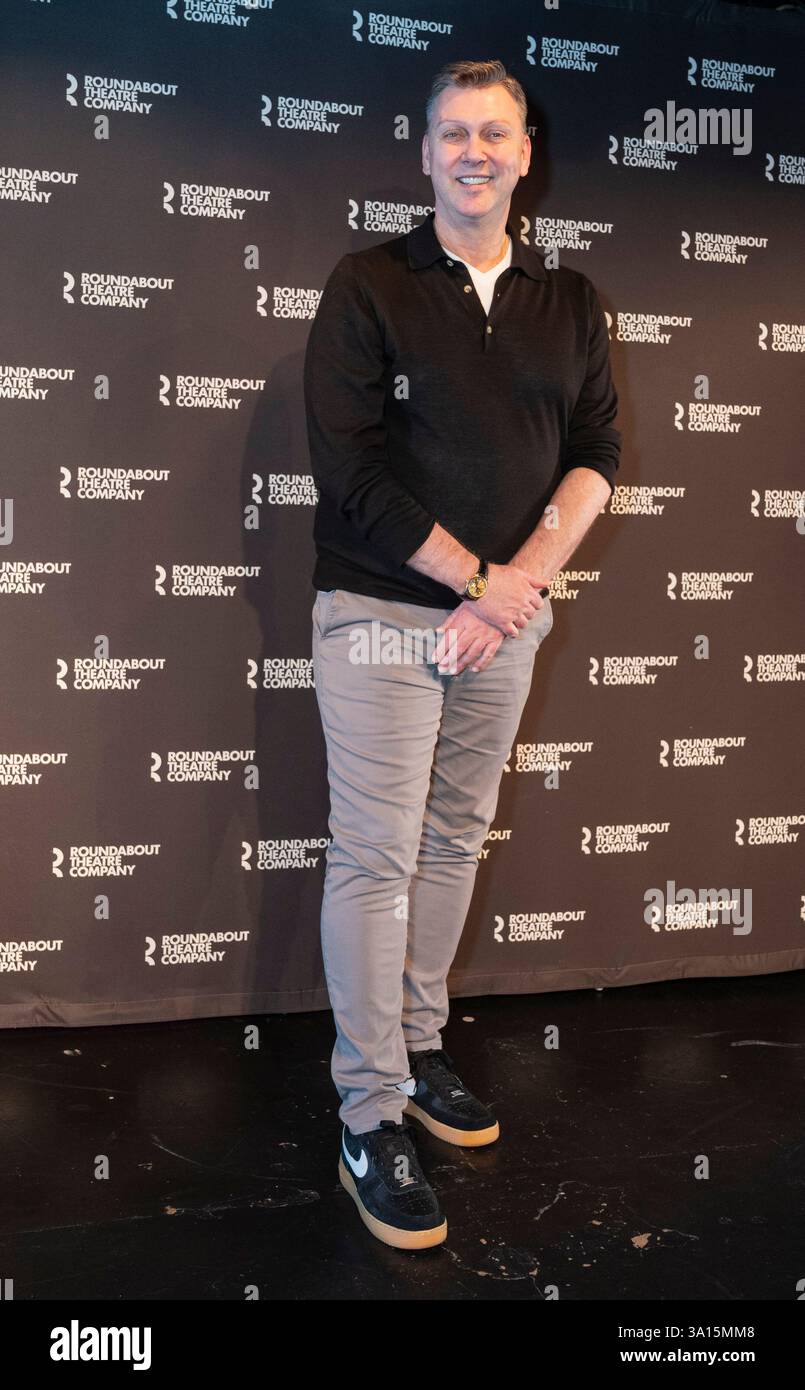 New York, NY, March 6, 2025: Warren Carlyle attends photocall for ...