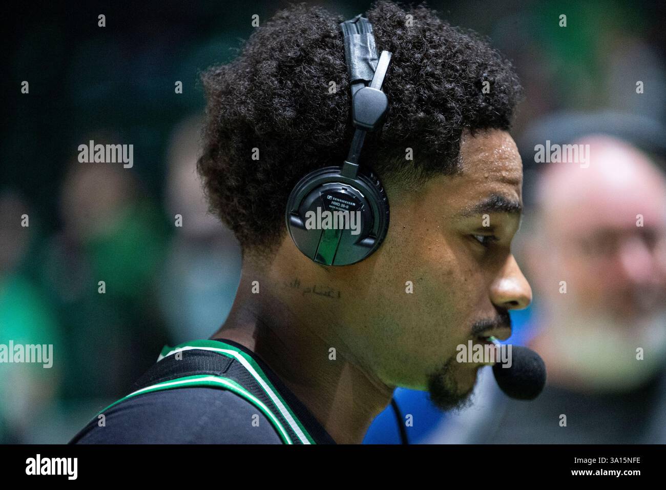 March 6, 2025, Denton, Texas, USA: North Texas guard ATIN WRIGHT (10 ...