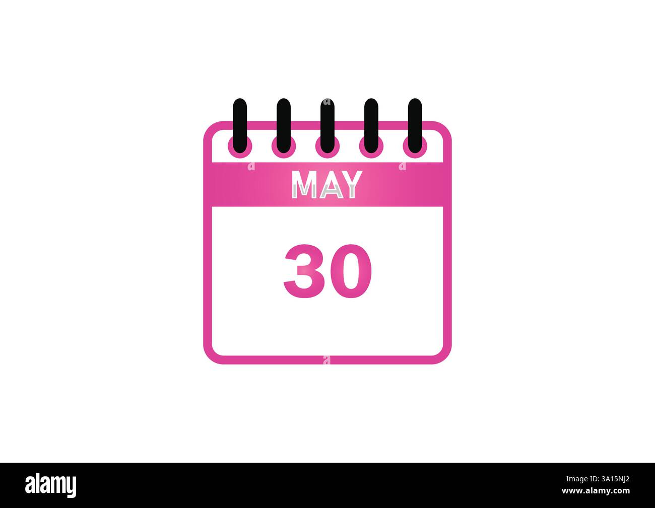 May 30 Calendar Icon – Event Reminder, Planner, Important Date Stock ...