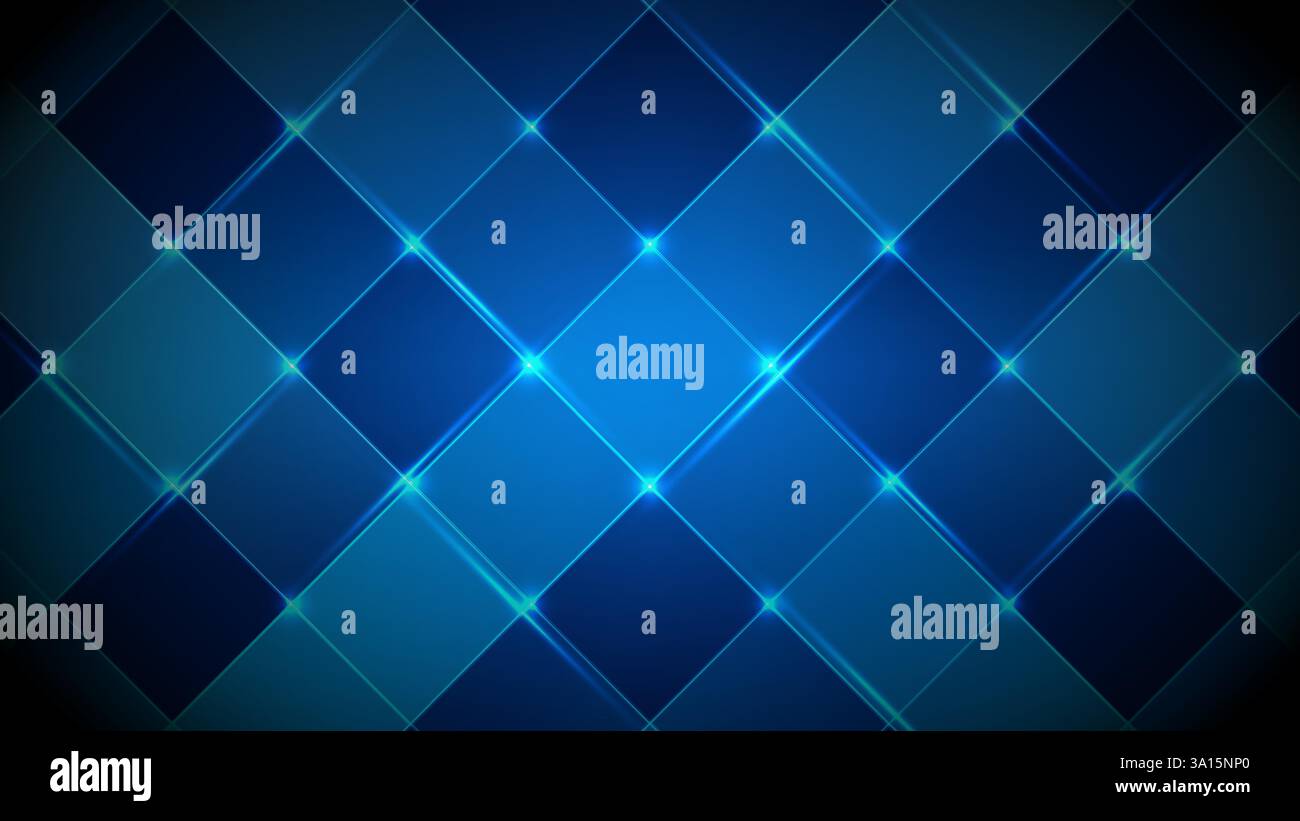 dark blue background with a repeating square pattern and highlights, creating a textured ...