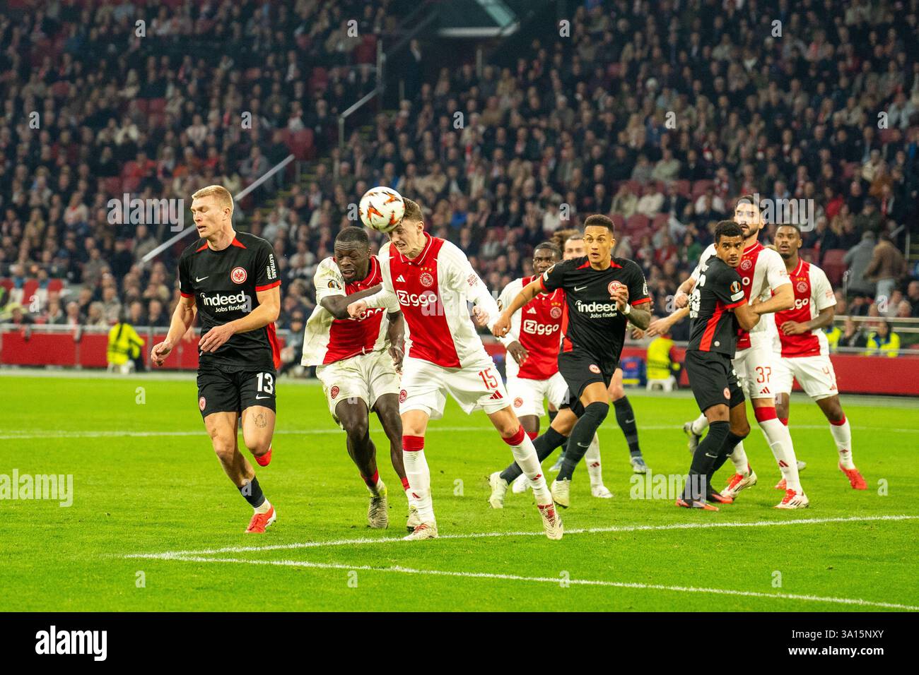 Kopfball von Baas Youri (Ajax Amsterdam, #15) Ajax Amsterdam vs ...