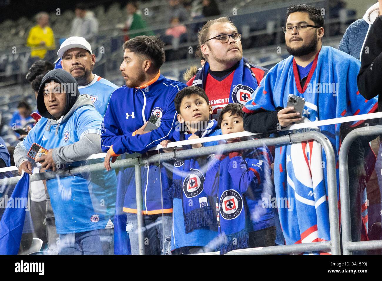 March 5, 2025, Seattle, Washington, USA: Cruz Azul FANS await getting ...
