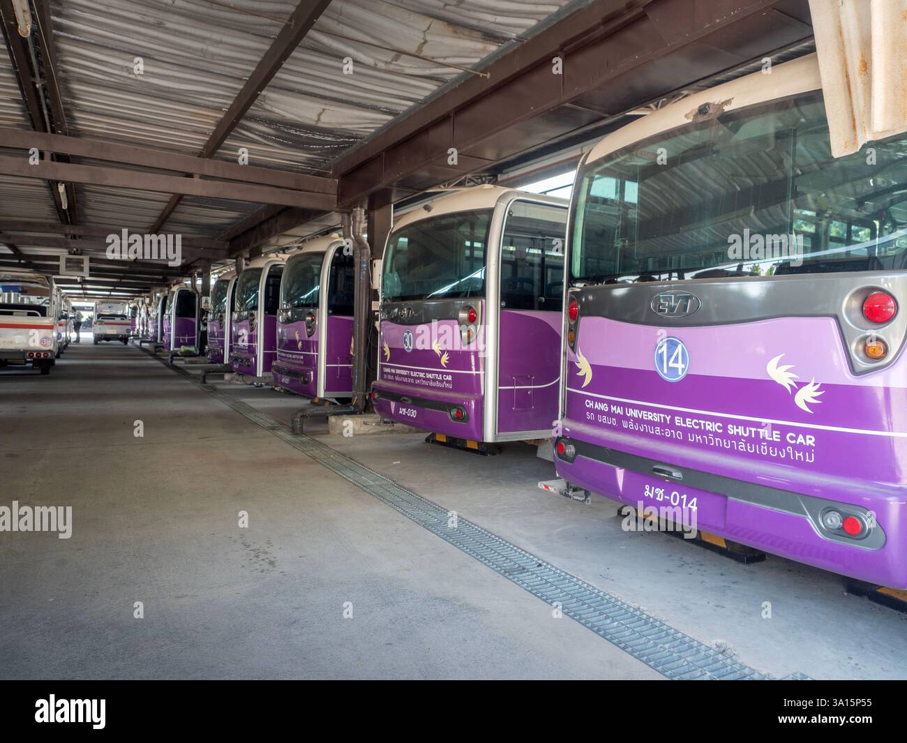 CHIANG-MAI, THAILAND - MARCH 6, 2025 : CHIANG MAI UNIVERSITY ELECTRIC ...