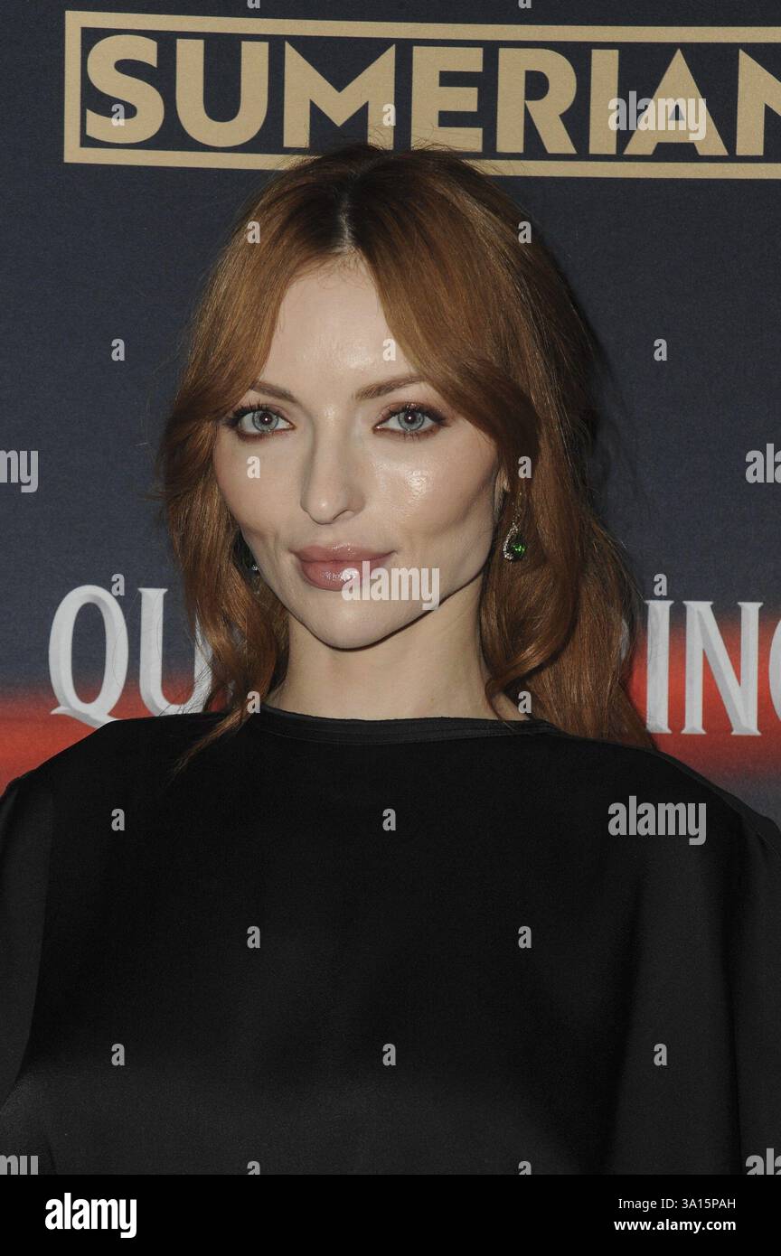 Ca. 06th Mar, 2025. Francesca Eastwood at arrivals for QUEEN OF THE ...