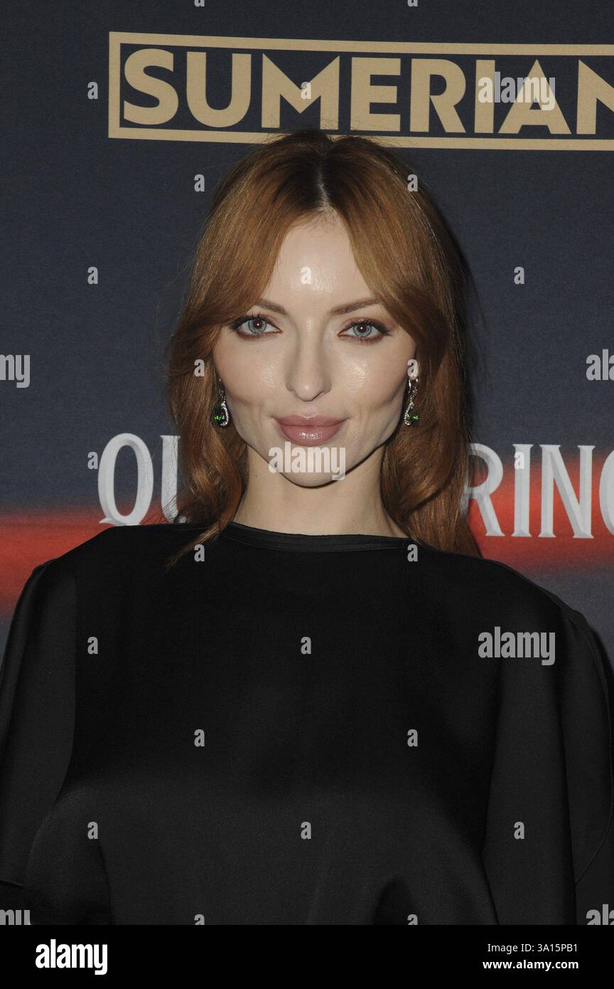 Ca. 06th Mar, 2025. Francesca Eastwood at arrivals for QUEEN OF THE ...