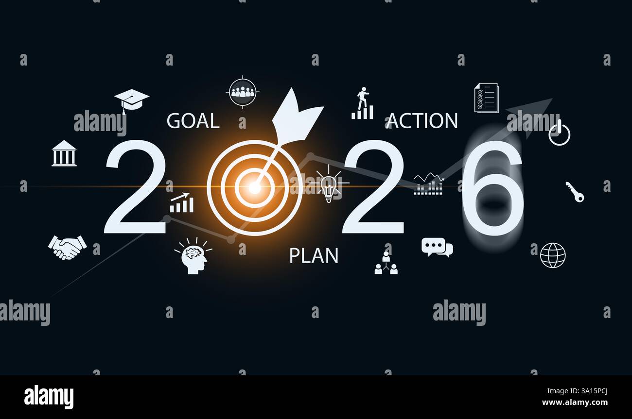 Goal plan action 2026 hi-res stock photography and images - Alamy
