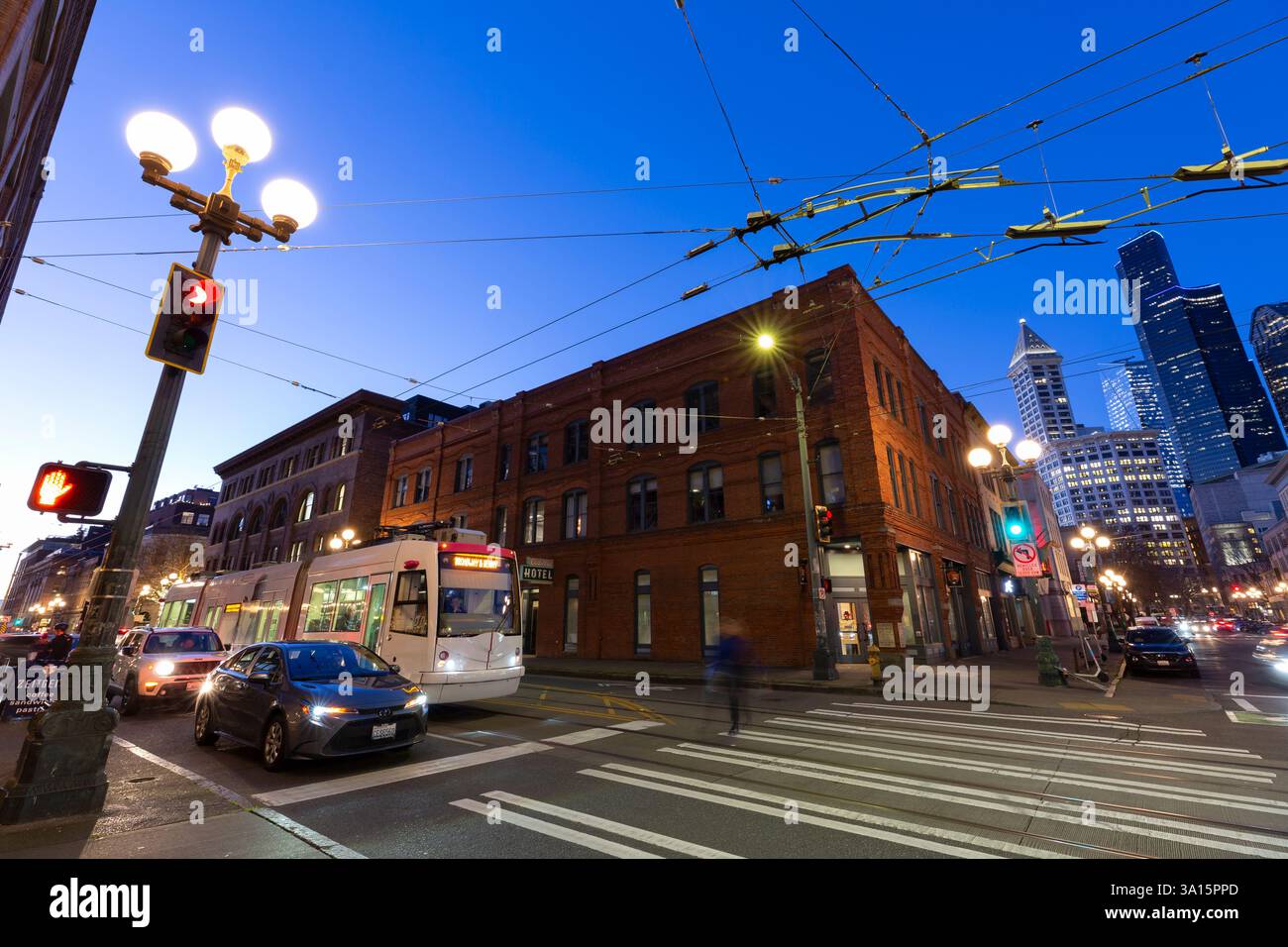 Seattle, Washington, USA. 6th March 2025. Early evening at Klondike ...