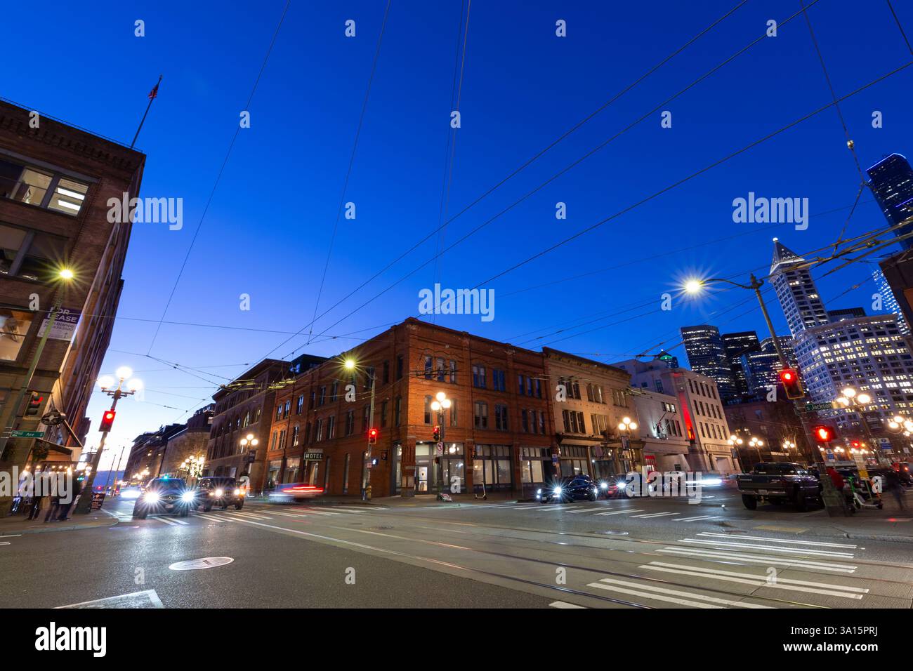 Seattle, Washington, USA. 6th March 2025. Early evening at Klondike ...
