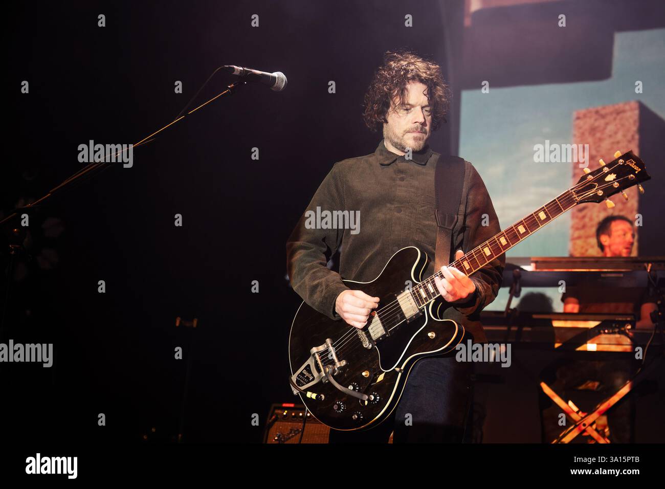 Manchester, UK. 06th March 2025. Jimi Goodwin, Jez Williams and Andy ...