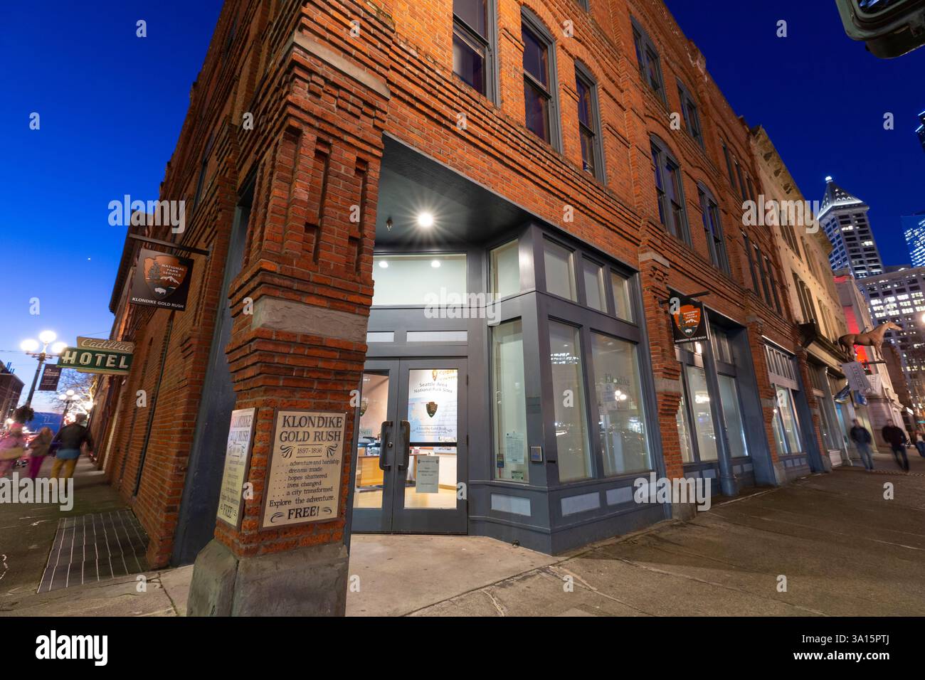 Seattle, Washington, USA. 6th March 2025. Early evening at Klondike ...