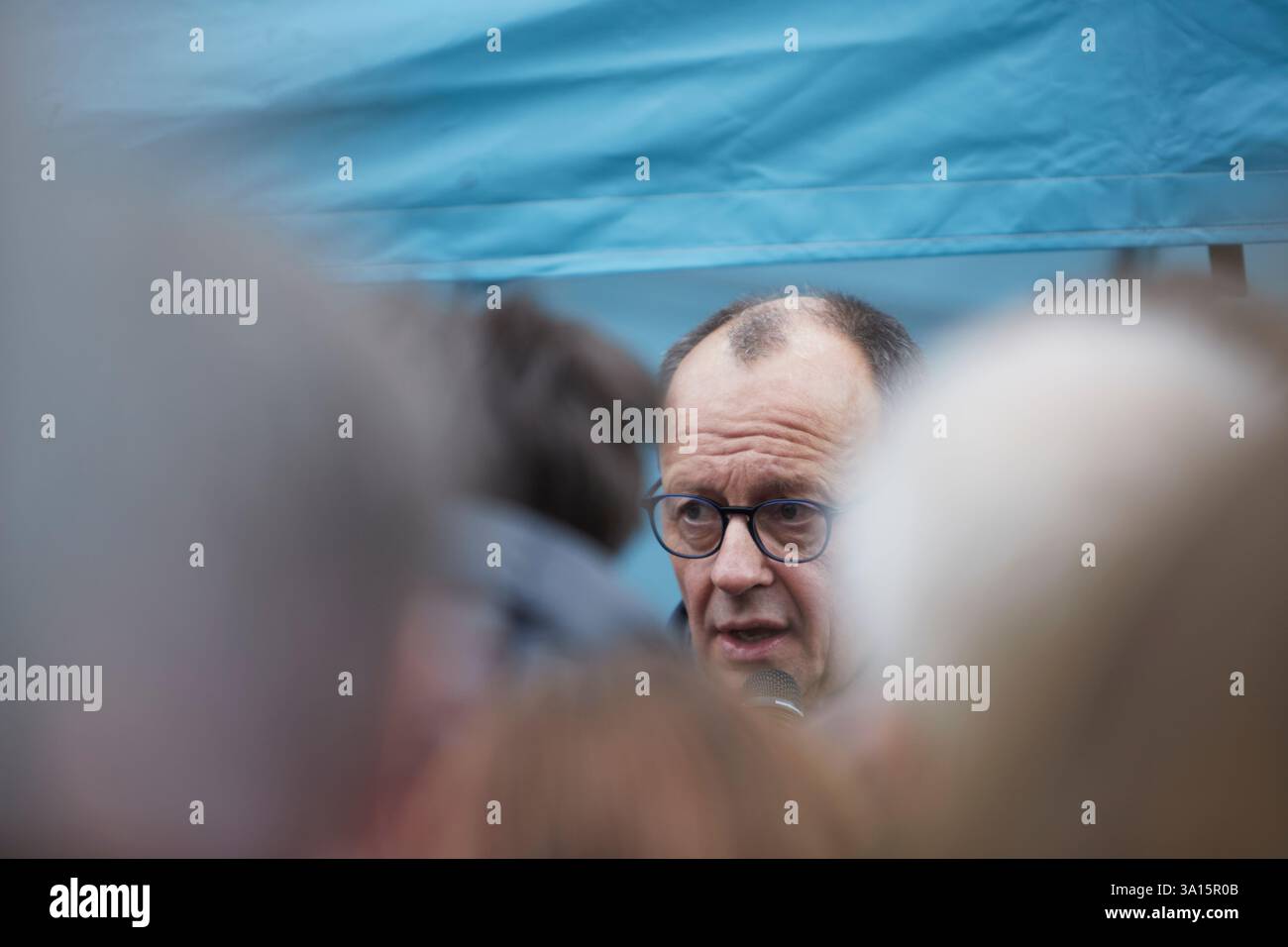 Arnsberg, NRW, Germany, 22 02 2025, election campaign with Friedrich ...