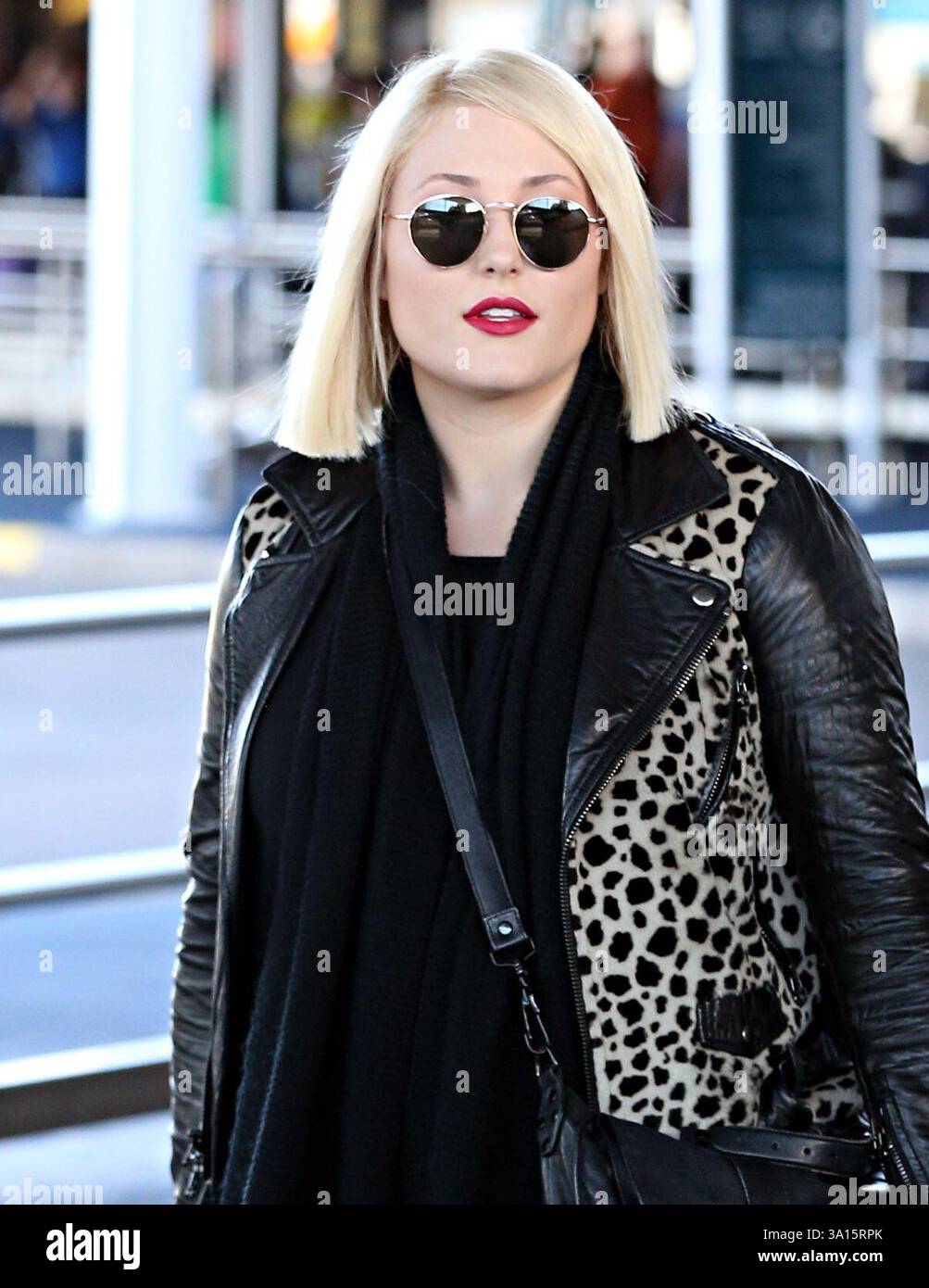 SYDNEY, AUSTRALIA - MARCH 16: Plus size model Hayley Hasselhoff arrives ...