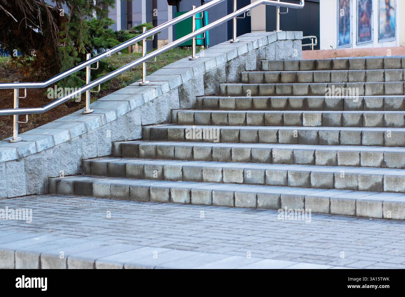 A beautifully designed set of stairs, complete with an elegant ...