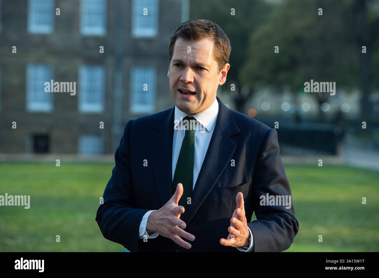 London, UK. 6 March 2025. Shadow Justice Secretary Robert Jenrick is ...