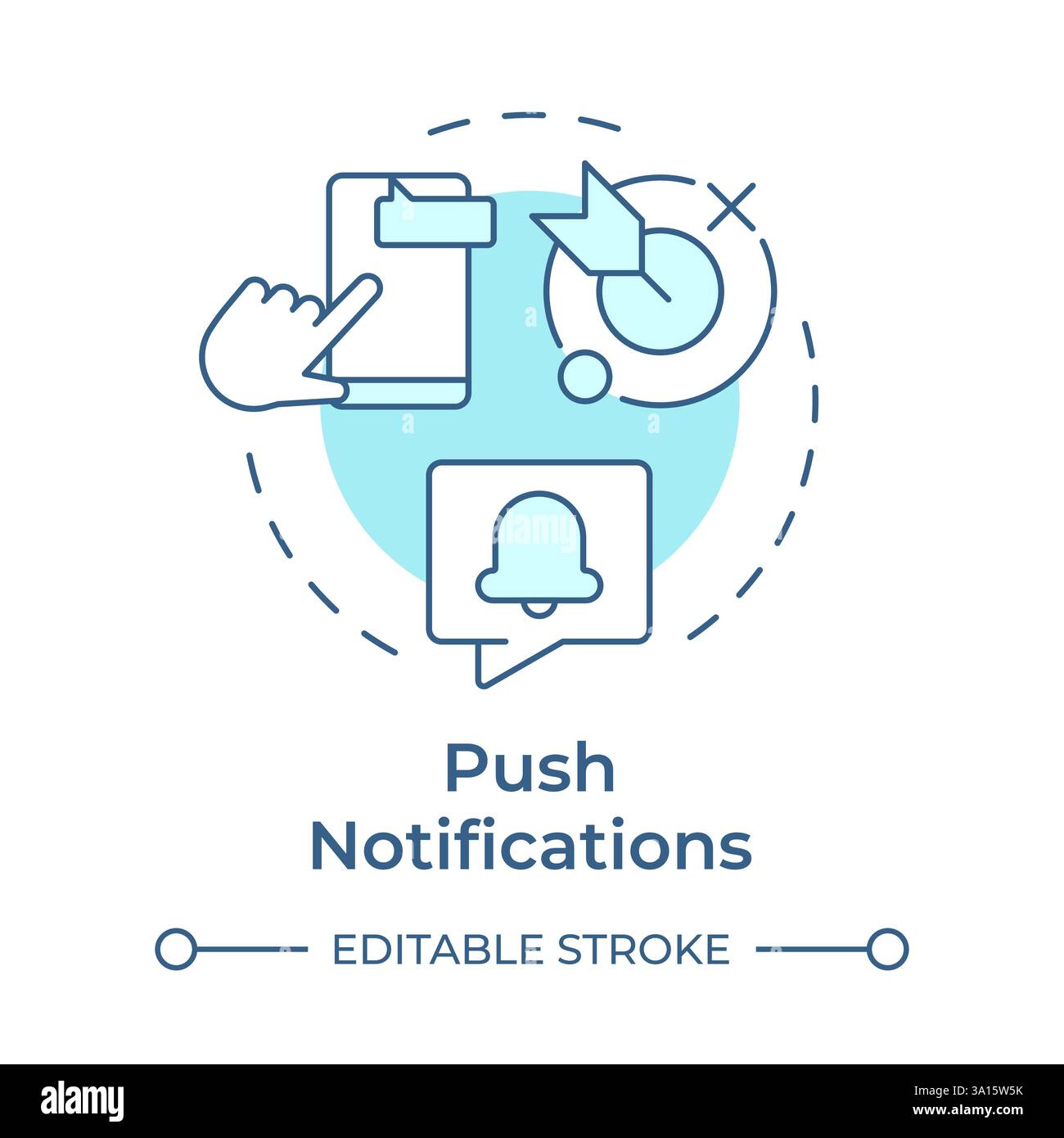 Real time notifications hi-res stock photography and images - Alamy